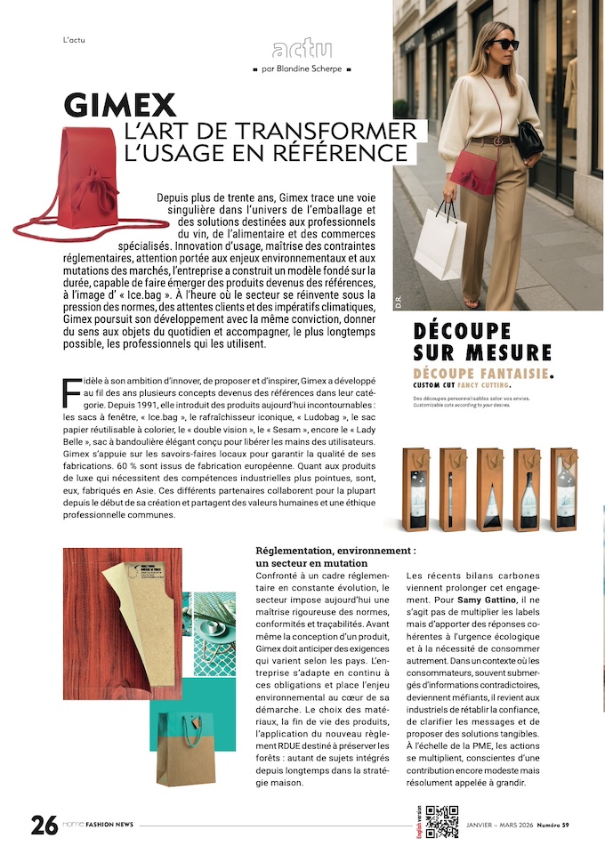 Gimex: The art of making everyday use a reference — HOME FASHION NEWS